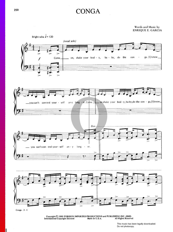 5 "Salsa" Genre Sheet Music Downloads (PDF) & Streaming - OKTAV