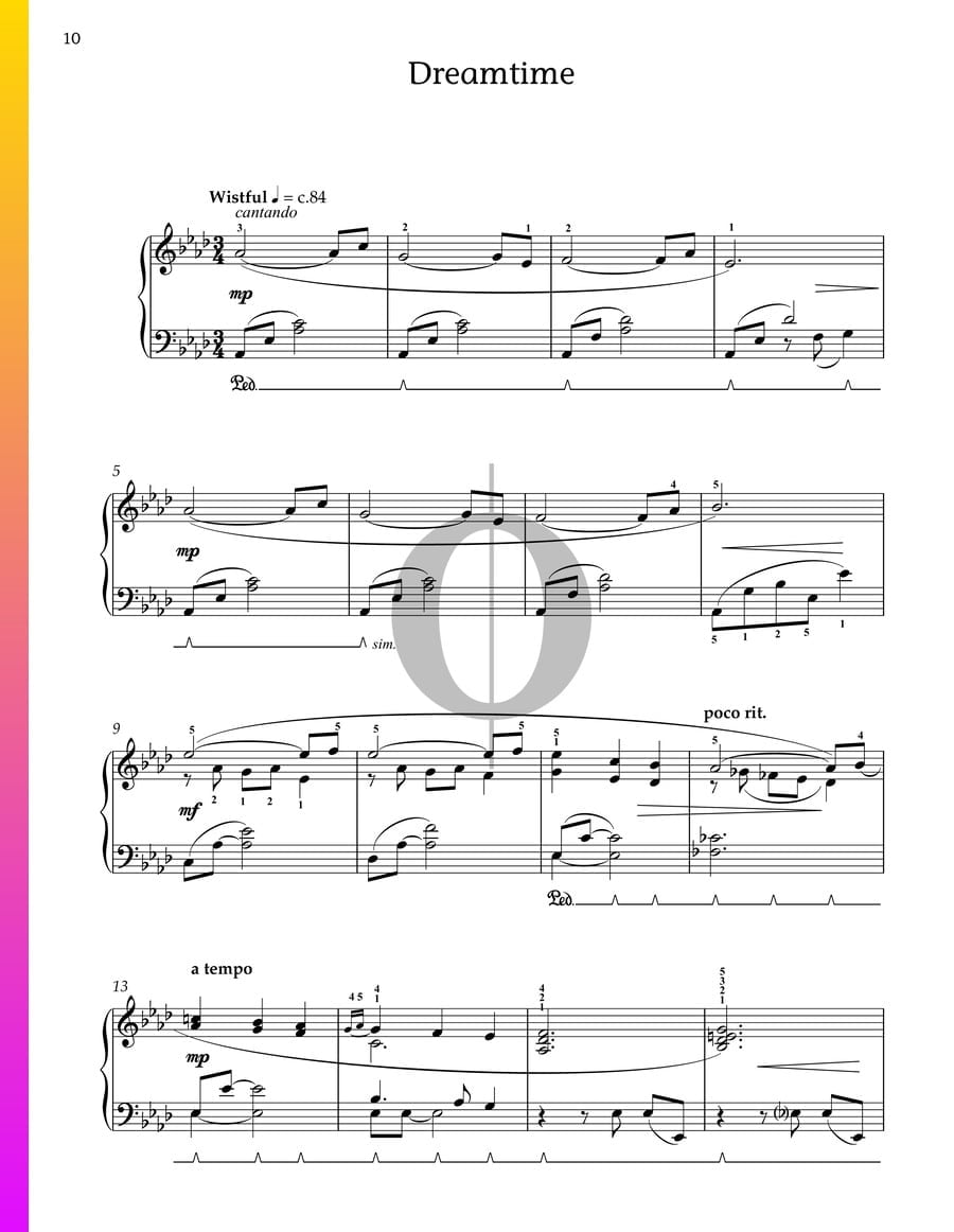 Dreamtime (Elissa Milne) Piano Sheet Music - OKTAV