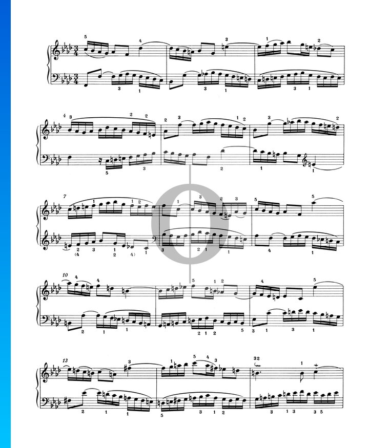 Invention 9, BWV 780 (Johann Sebastian Bach) Piano Sheet Music - OKTAV