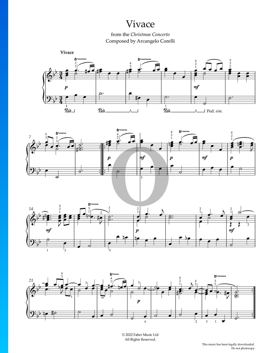 Christmas Concerto in G Minor, Op. 6 No. 8: 4. Vivace (Arcangelo ...
