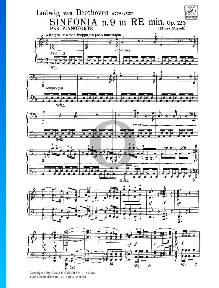 Symphony No. 9 in D Minor, Op. 125: 1. Allegro, ma non troppo (Ludwig ...