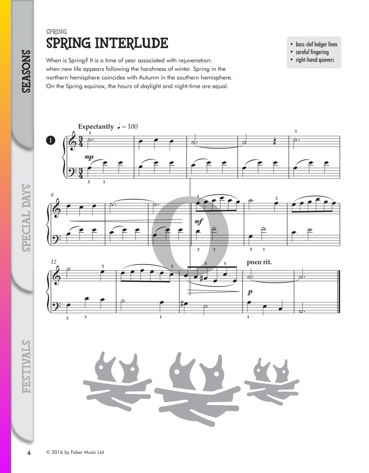 Spring interlude (Pam Wedgwood) Piano Sheet Music - OKTAV
