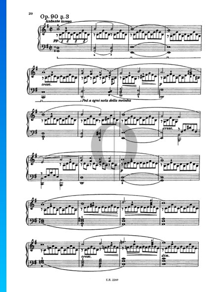 Nocturne cis-Moll Op. Posth. Nr. 20 Noten (Piano Solo) von Frédéric ...