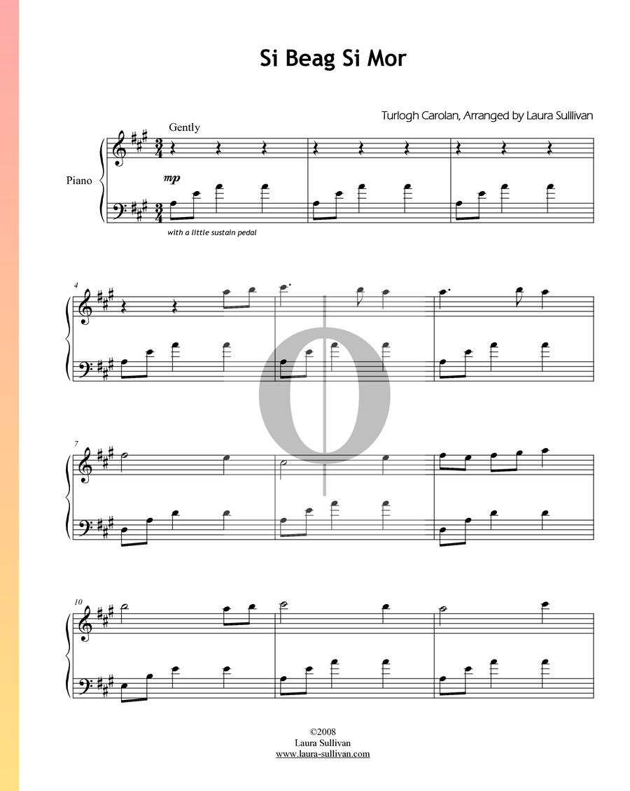 Si Beag Si Mor (Laura Sullivan) Piano Sheet Music - OKTAV