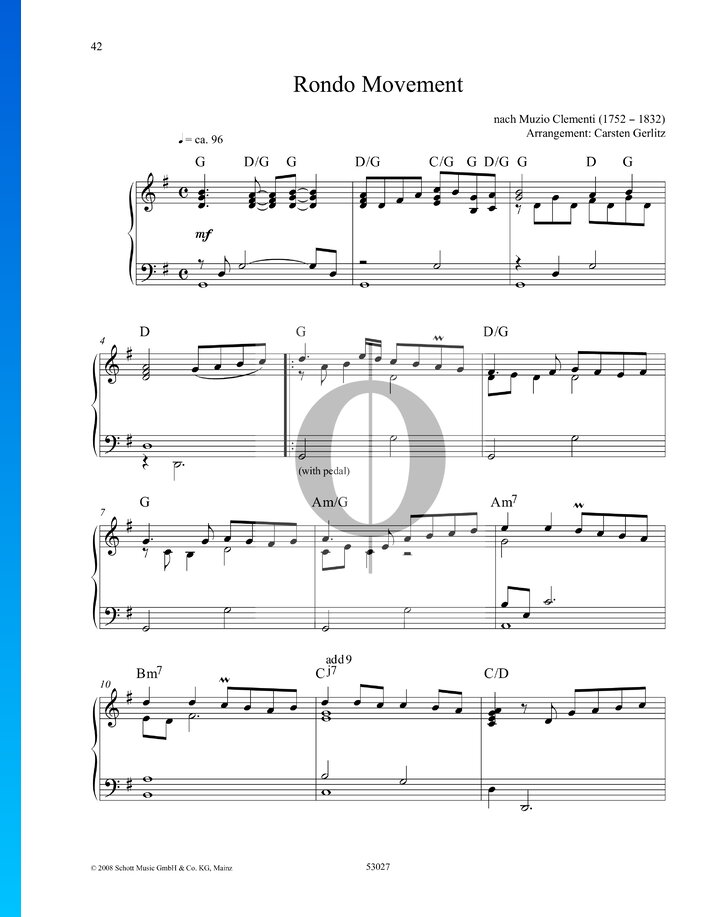 Rondo Movement (Carsten Gerlitz) Piano Sheet Music - OKTAV
