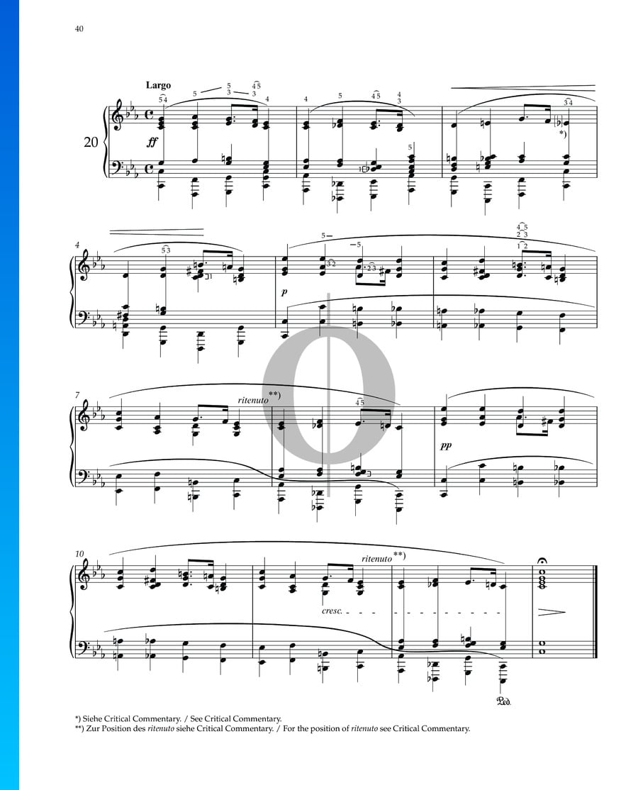 Prelude in C Minor, Op. 28 No. 20 (Frédéric Chopin) Piano Sheet Music ...