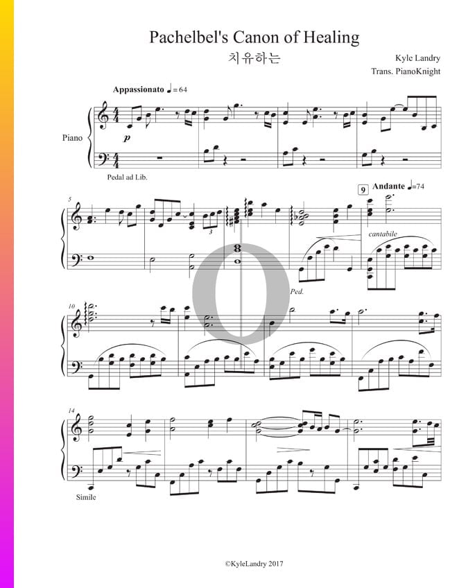 10 "Variations on Pachelbel" Sheet Music Downloads (PDF) & Streaming ...