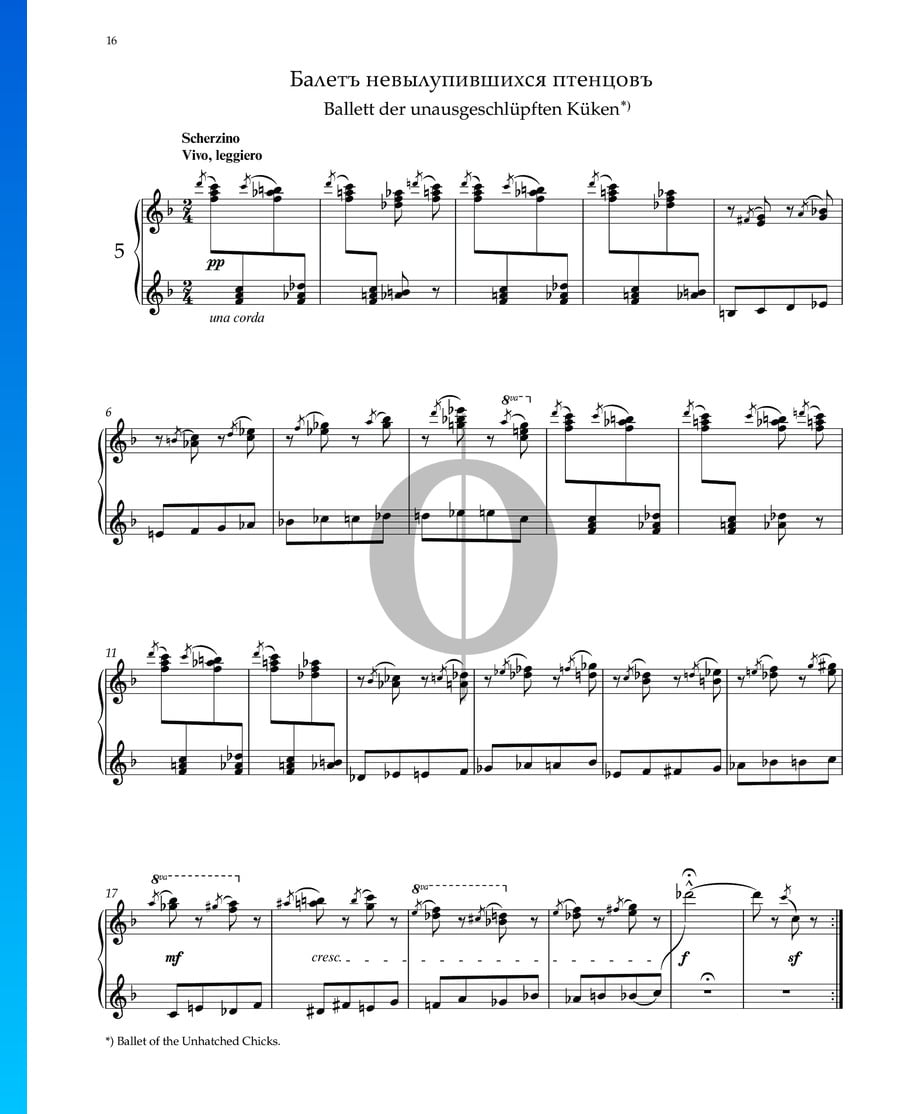 Pictures At An Exhibition: Ballet of Unhatched Chicks (Modest ...