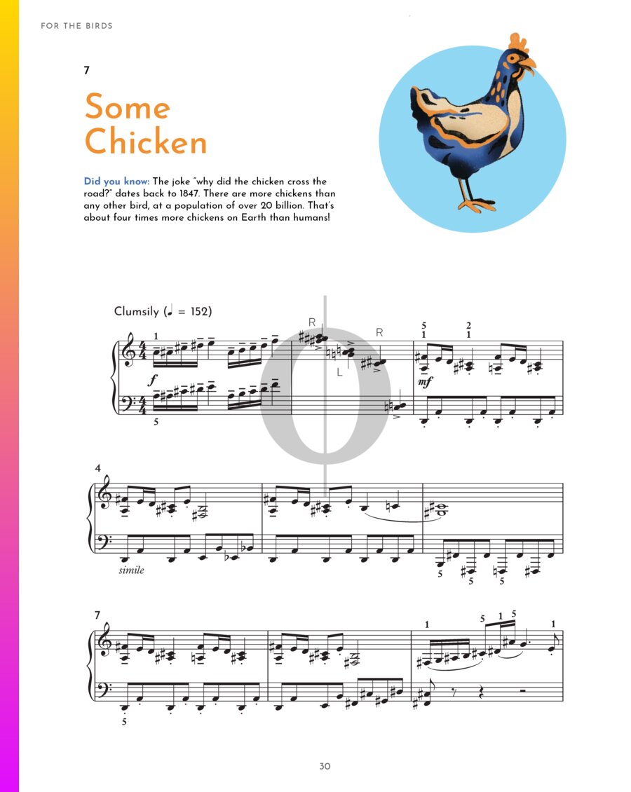Some Chicken (Kai Ono) Piano Sheet Music - OKTAV