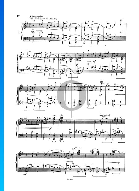 4 Pieces, Op. 24: No. 3 Lullaby Sheet Music (Piano, Cello) | PDF ...