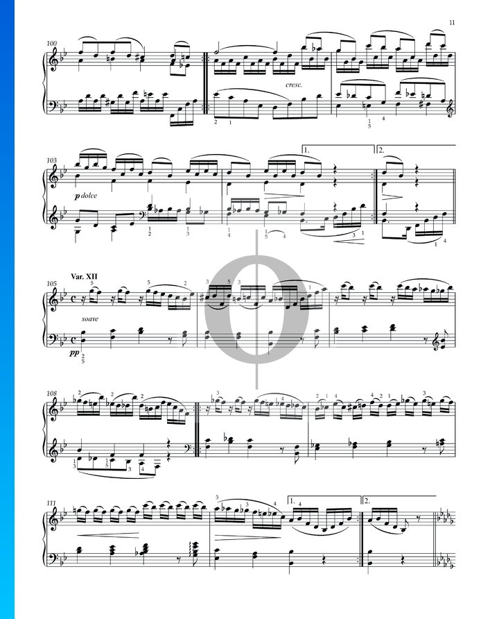 Variations and Fugue on a Theme by Handel, Op. 24: Variation XII ...