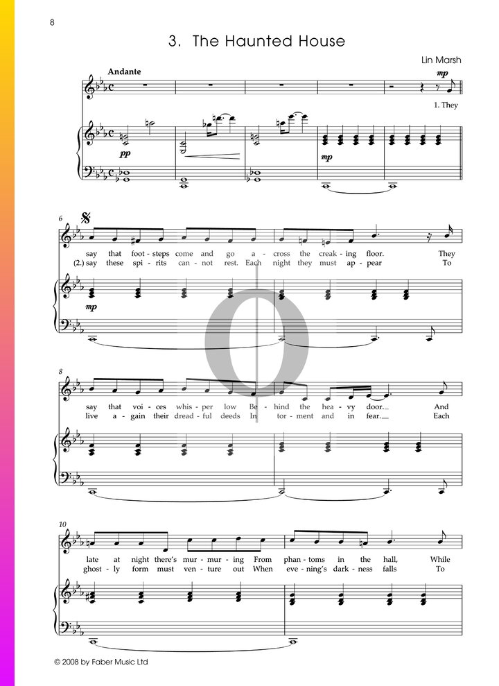 The Haunted House (Lin Marsh) Piano Sheet Music - OKTAV