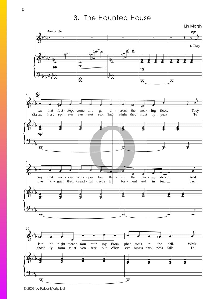 The Haunted House (Lin Marsh) Piano Sheet Music - OKTAV