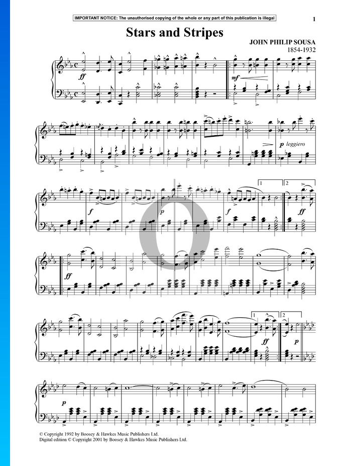 John Philip Sousa Sheet Music Downloads (PDF) & Subscription - OKTAV