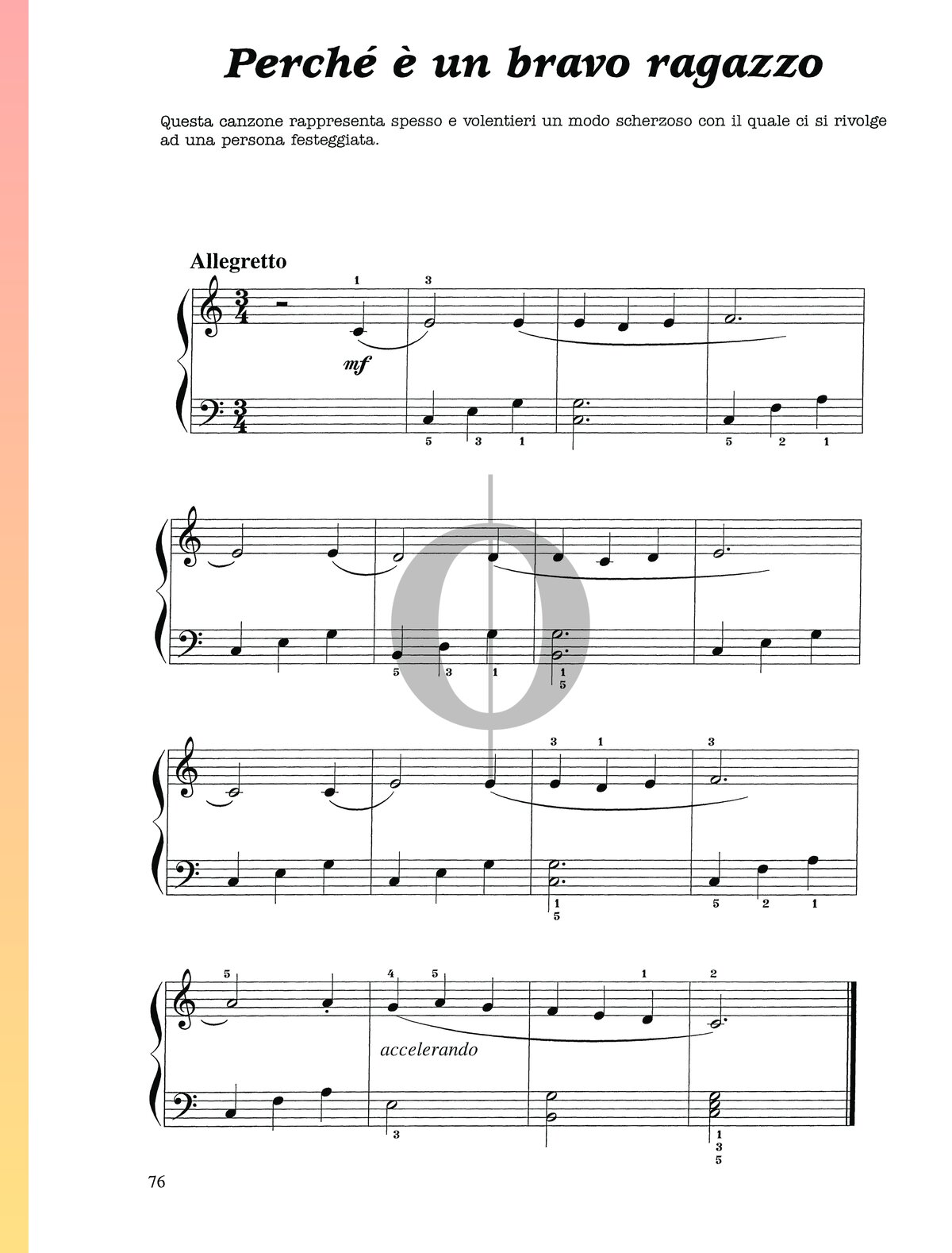 For he's a jolly good fellow (Anonymous) Piano Sheet Music - OKTAV