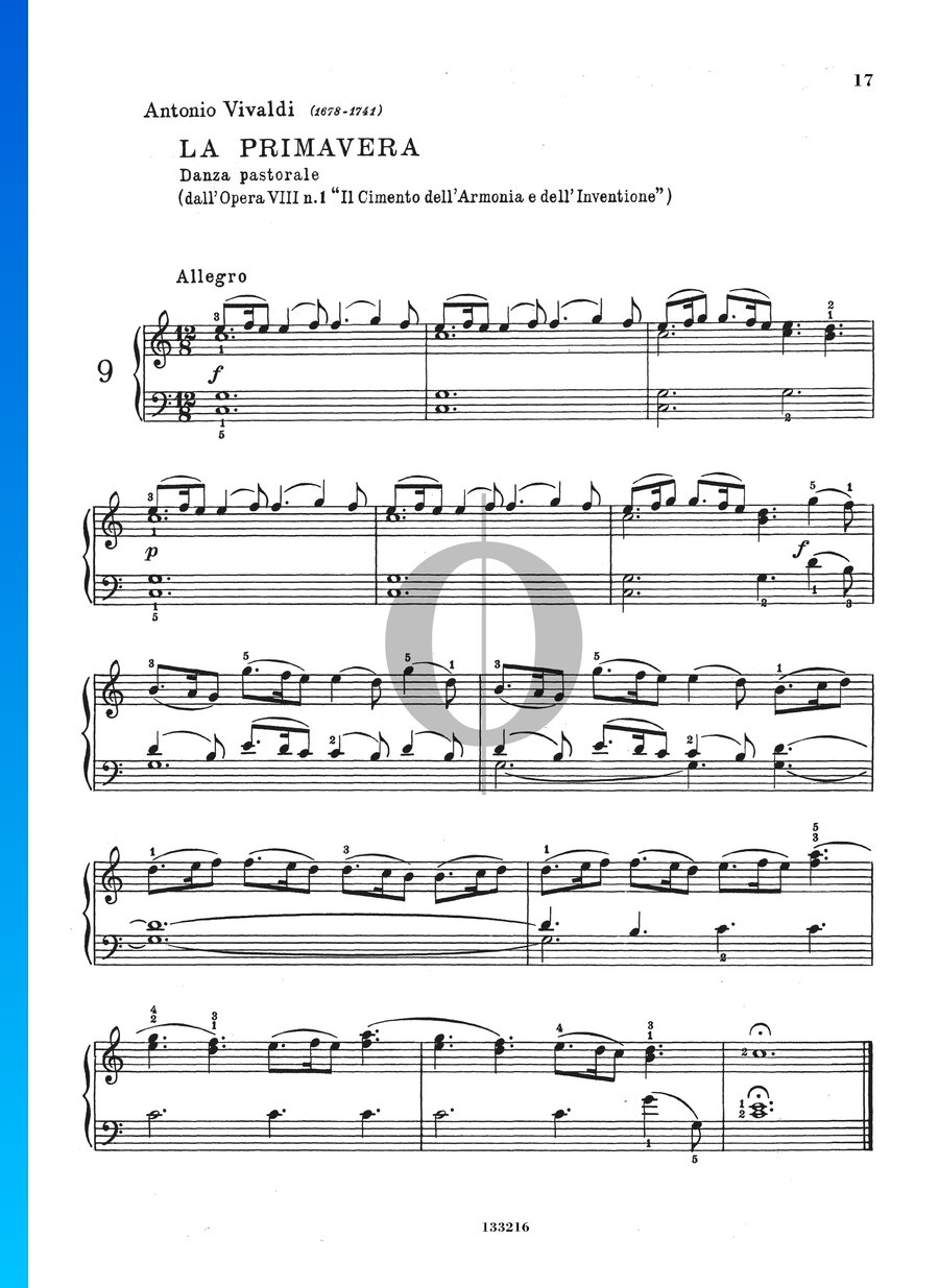 La Primavera – Spring, Op. 8, RV 269: 3. Allegro pastorale » Antonio ...