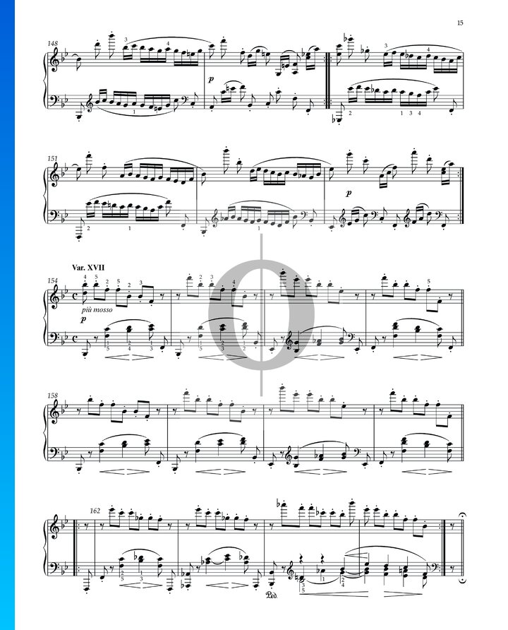 Variations and Fugue on a Theme by Handel, Op. 24: Variation XVII ...