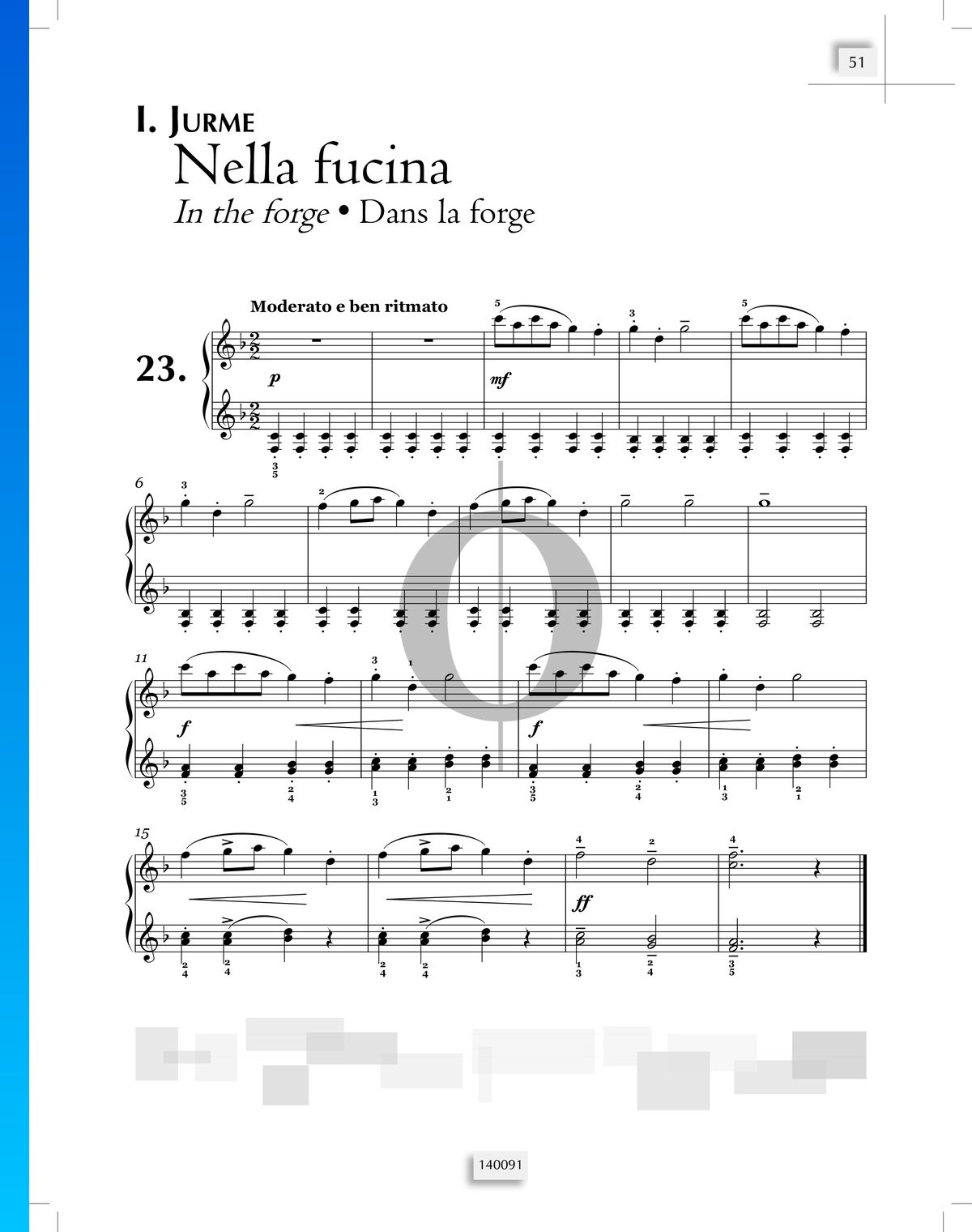 Partition In the forge » I. Jurme (Piano solo) - OKTAV
