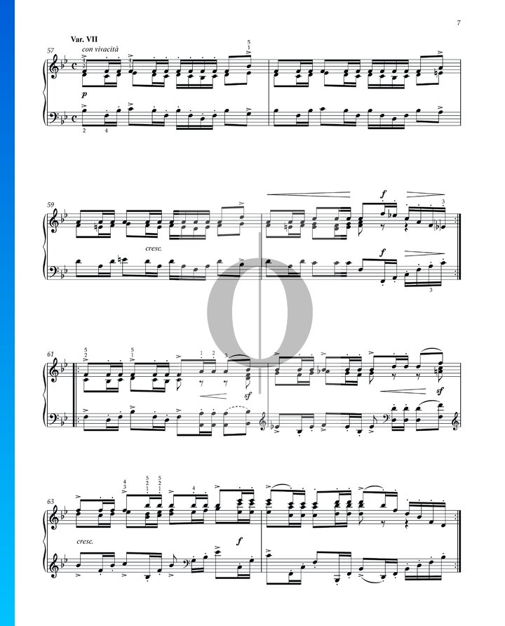 Variations and Fugue on a Theme by Handel, Op. 24: Variation VII ...