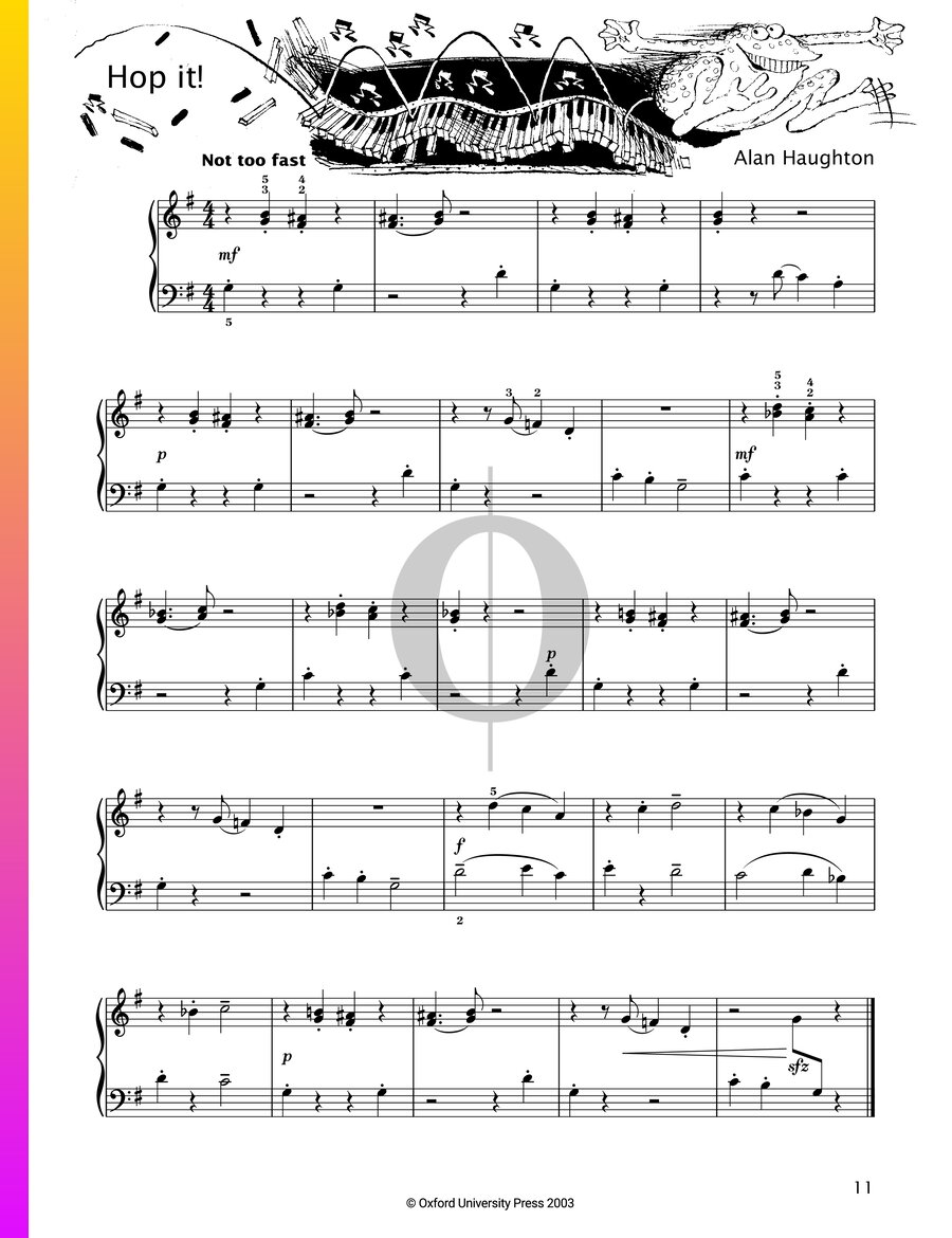 Hop it! (Alan Haughton) Piano Sheet Music - OKTAV