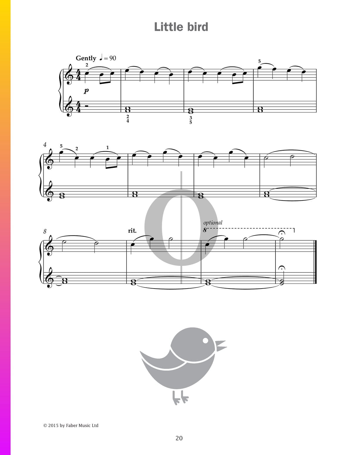 Little bird (Paul Harris) Piano Sheet Music - OKTAV