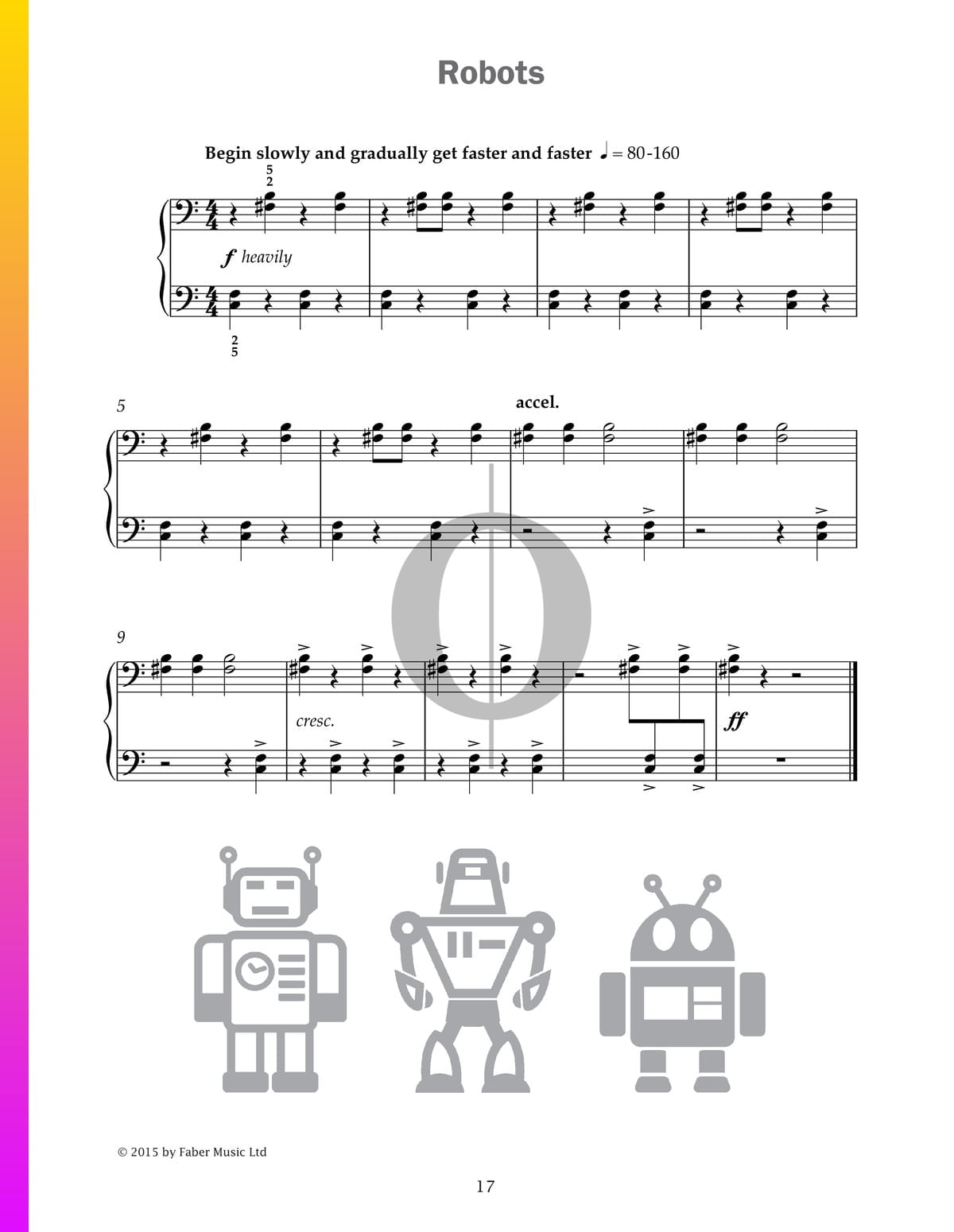 Robots (Paul Harris) Piano Sheet Music - OKTAV