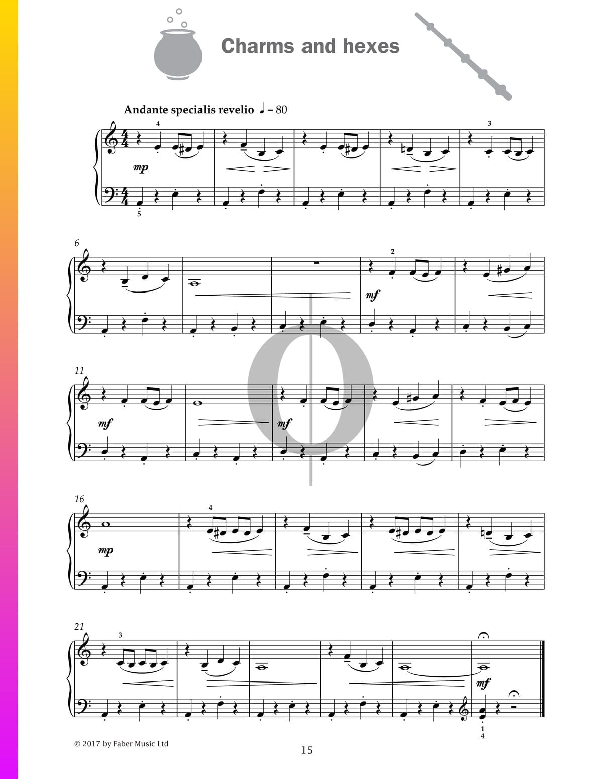 Charms and hexes (Paul Harris) Piano Sheet Music - OKTAV