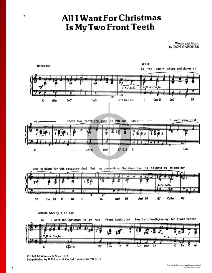 All I Want For Christmas (Is My Two Front Teeth) (Spike Jones and his ...