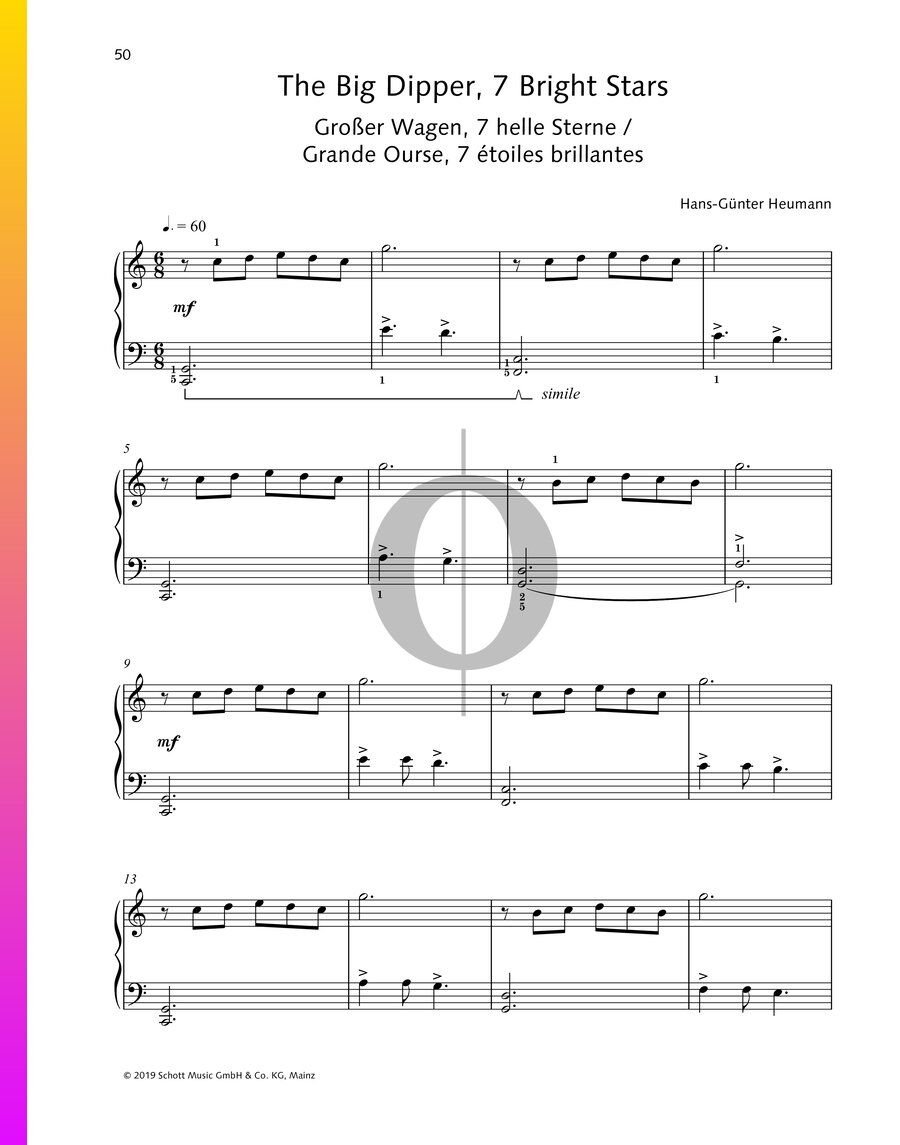 The Big Dipper Sheet Music (Piano Solo) - OKTAV
