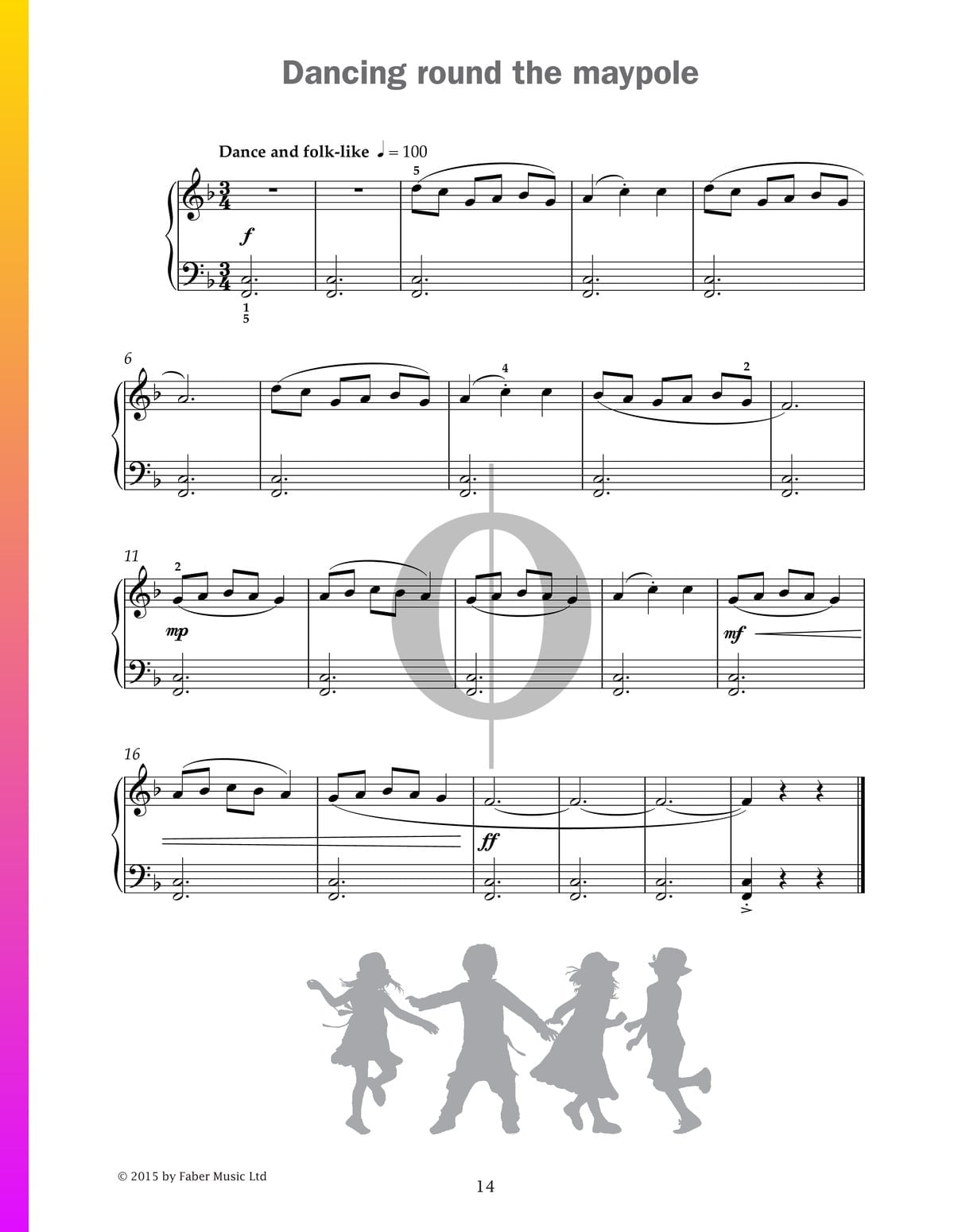 Dancing round the maypole (Paul Harris) Piano Sheet Music - OKTAV