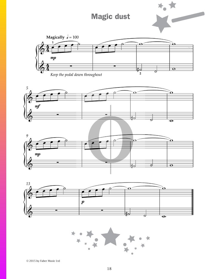 Magic dust (Paul Harris) Piano Sheet Music - OKTAV