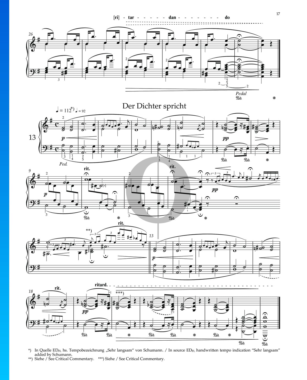 Kinderszenen, Op. 15 No. 13: The Poet Speaks (Robert Schumann) Piano ...