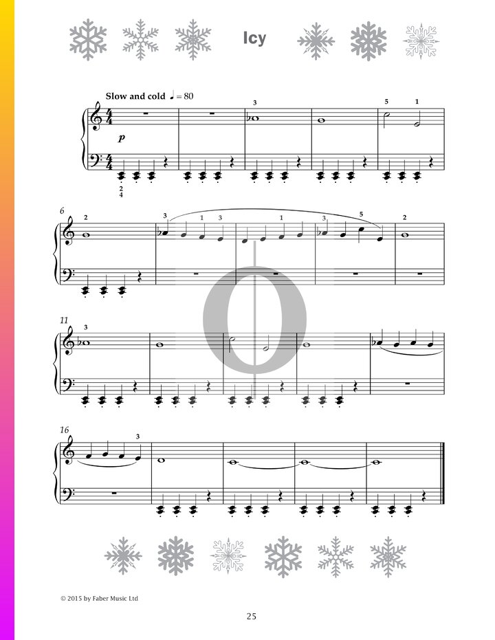 Icy (Paul Harris) Piano Sheet Music - OKTAV