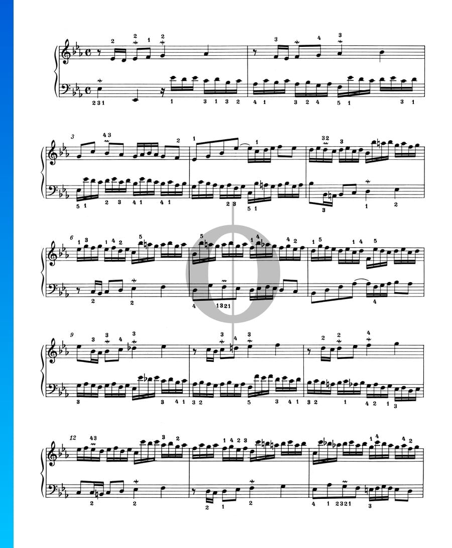 Invention 5, BWV 776 (Johann Sebastian Bach) Piano Sheet Music - OKTAV