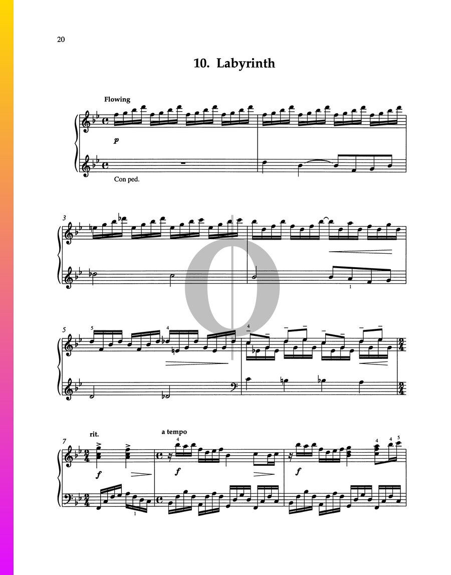 Labyrinth (Pam Wedgwood) Piano Sheet Music - OKTAV
