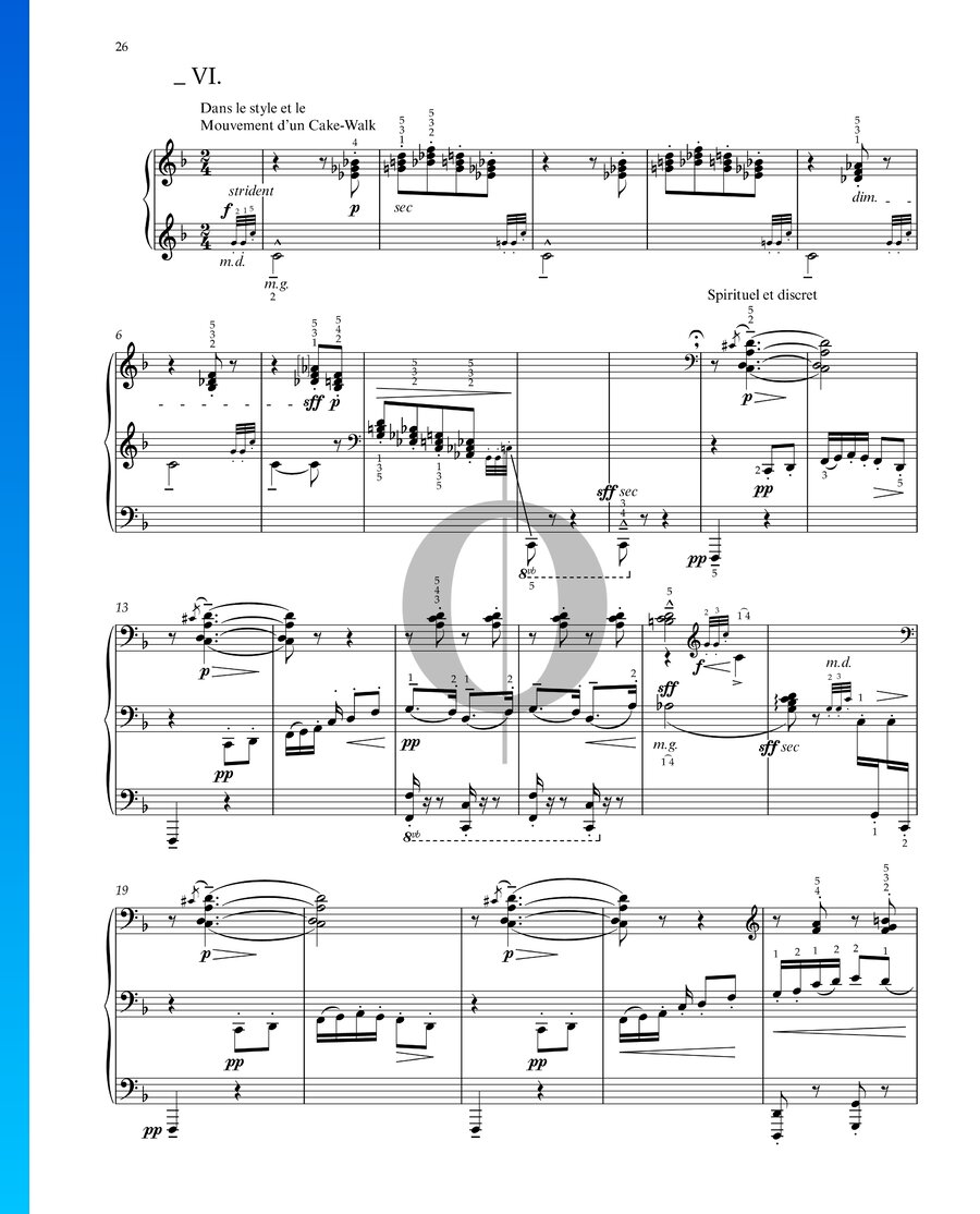 Préludes, Book 2: No. 6 Général Lavine – eccentric » Claude Debussy ...