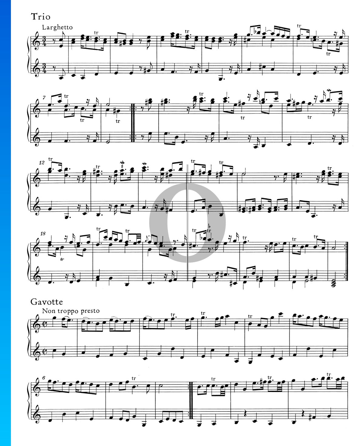 Sonata C Major Hwv 578 2 Trio Di Georg Friedrich Händel Spartiti