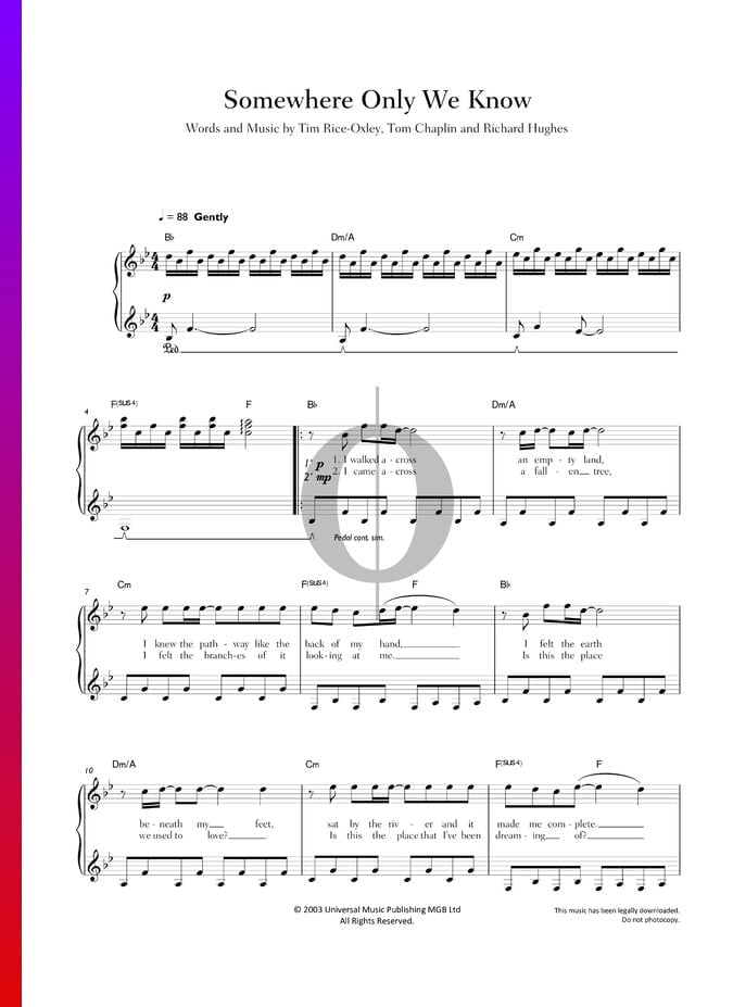 Lily Allen Noten Downloads (PDF) & Abo - OKTAV