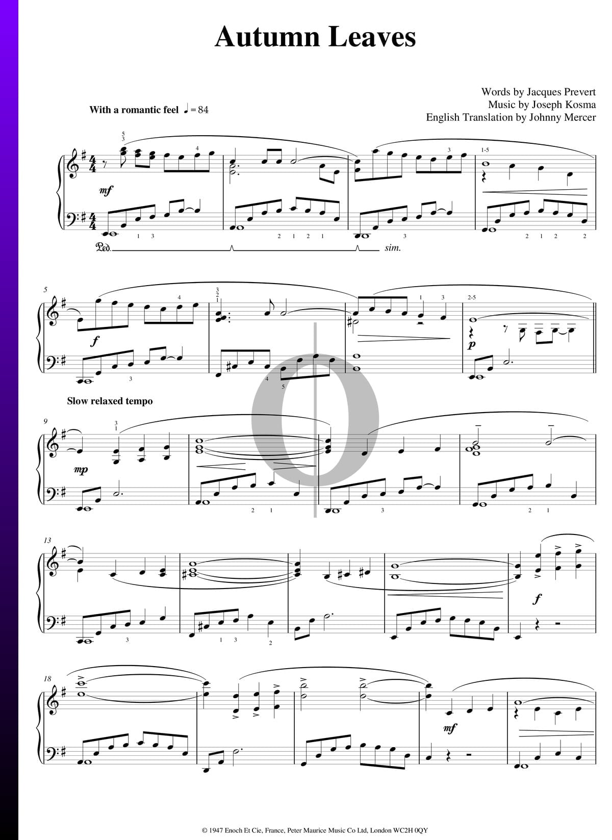 Les Feuilles Mortes Partition Piano Pdf Les Feuilles Mortes Partition Piano Pdf
