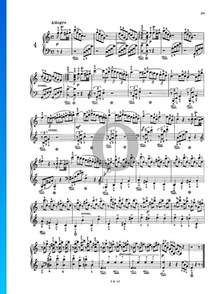 Sonate in As-Dur, D. 557 Noten (Piano Solo) von Franz Schubert - PDF ...