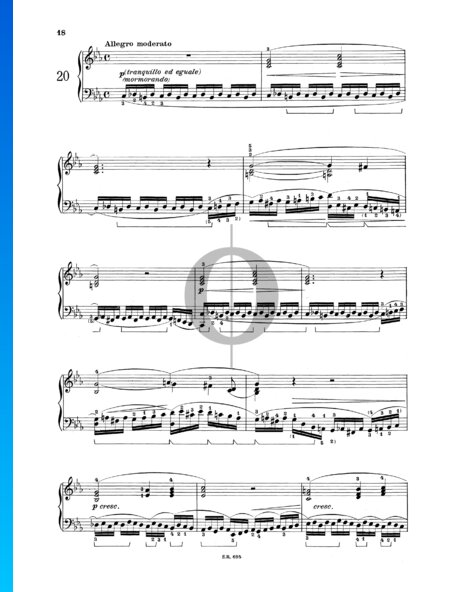 24 Preludes, Op. 37: No. 21 Andantino sostenuto Sheet Music (Piano Solo ...