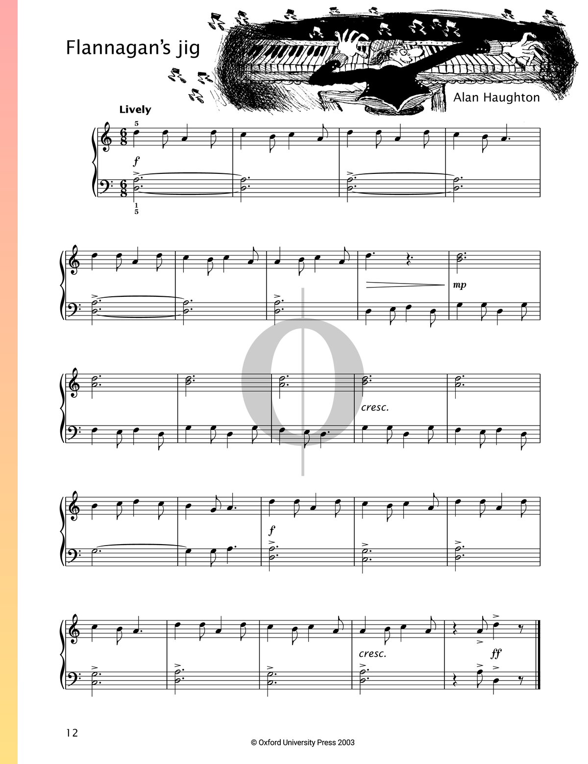 Flannagan's jig (Alan Haughton) Piano Sheet Music - OKTAV