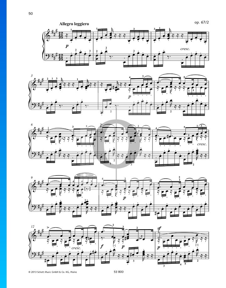 Song Without Words, Op. 67 No. 2: Allegro leggiero (Felix Mendelssohn ...