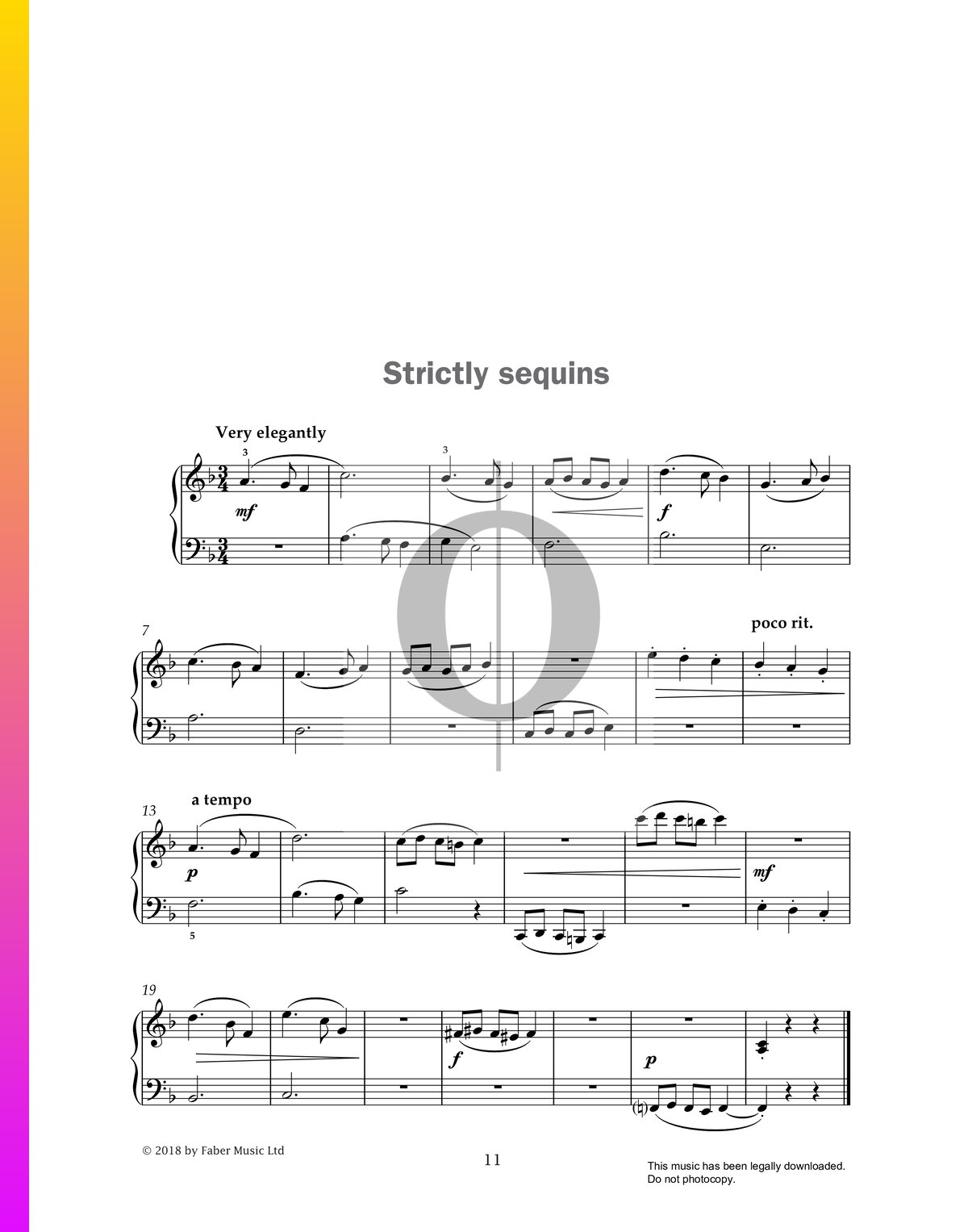 Strictly Sequins (Paul Harris) Piano Sheet Music - OKTAV