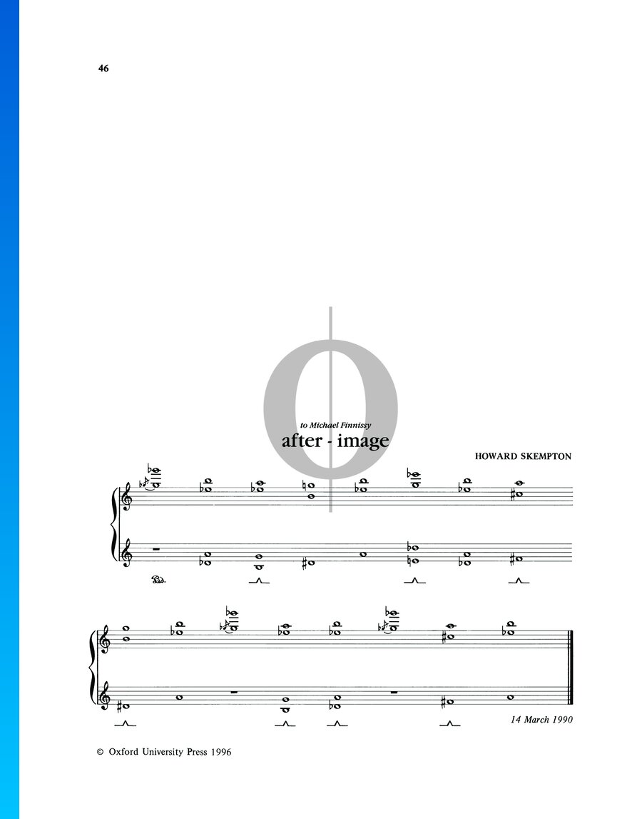 After Image (Howard Skempton) Piano Sheet Music - OKTAV
