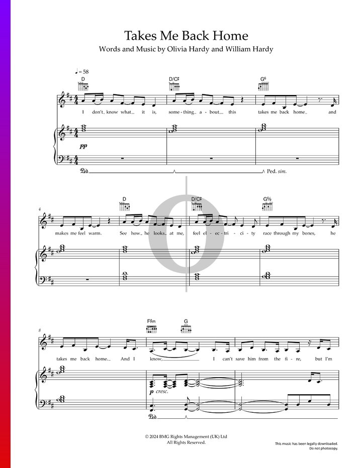 Takes Me Back Home (Wasia Project) Piano Sheet Music - OKTAV
