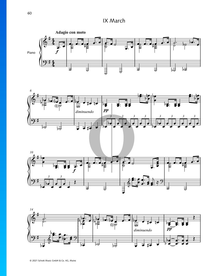 March (Martin Stadtfeld) Piano Sheet Music - OKTAV