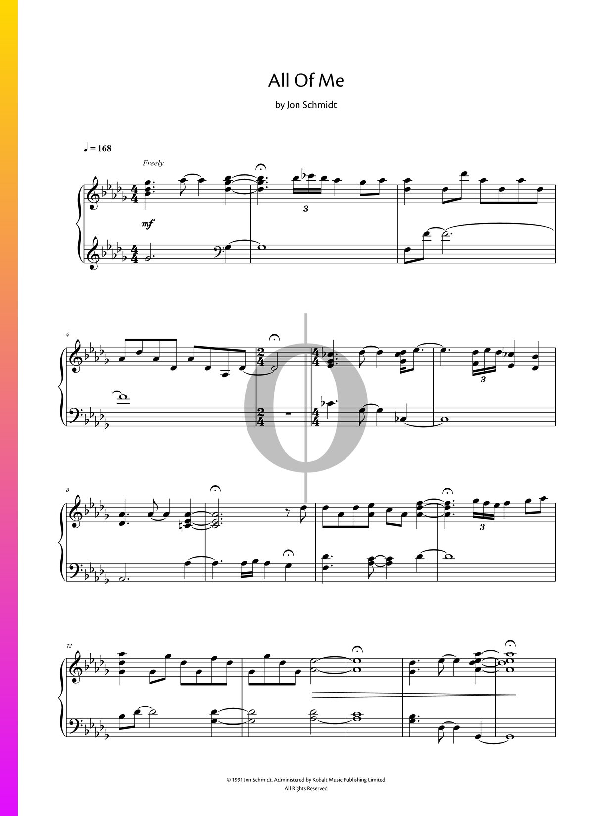 All Of Me The Piano Guys Piano Sheet Music OKTAV