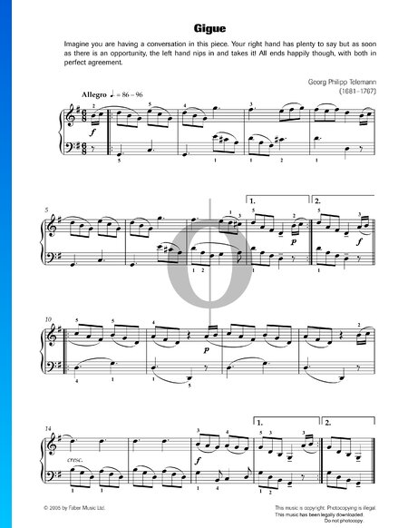 German Dance A Major, WoO 42 No. 4 Sheet Music (Piano Solo) - OKTAV